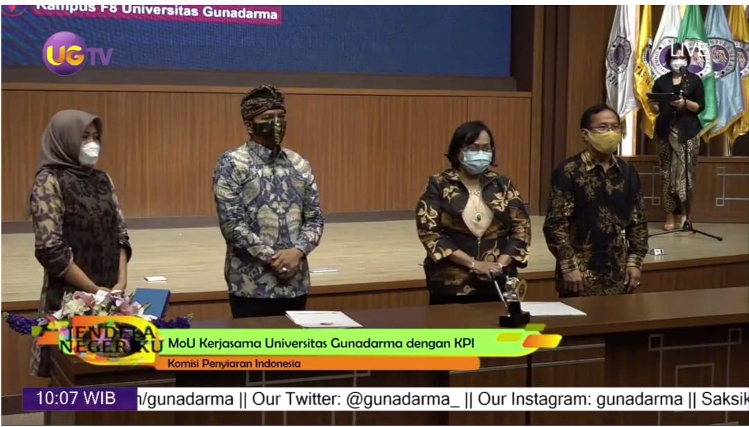 Universitas Gunadarma Jalin MoU dengan Komisi Penyiaran Indonesia (KPI ...